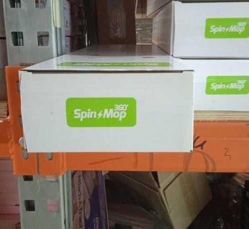 Опт) Швабра с отжимом Spin Mop 360 + 3 фибры