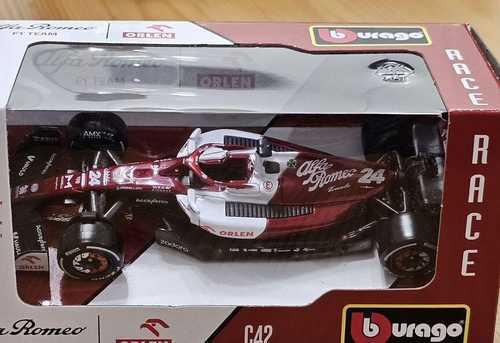 Burago alfa romeo F1 team 24 Zhou Guanyu