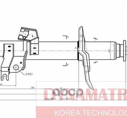 Амортизатор подвески газонаполненный nissan