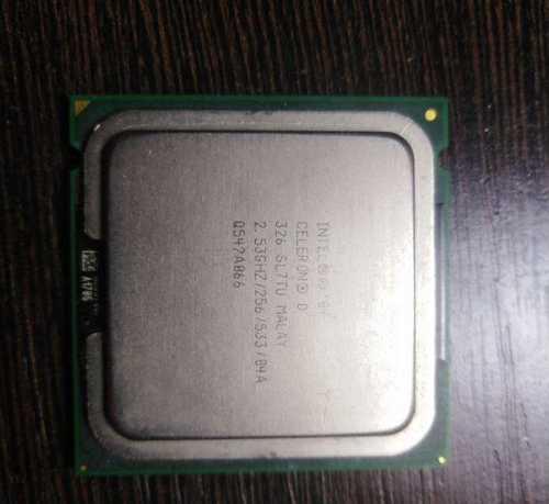 Процессор intel celeron D 326 2.53GHZ lga775