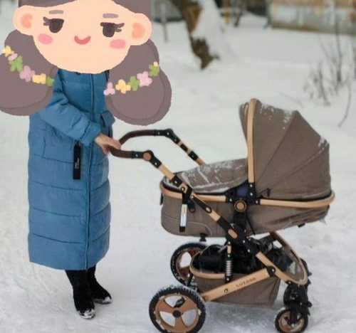 Прогулочная коляска luxmom 2 в 1