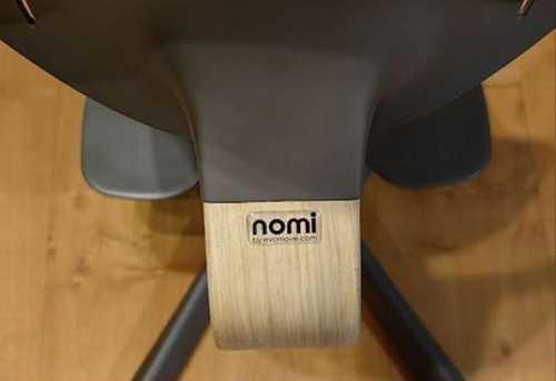 Растущий стул stokke nomi walnut/grey оригинал