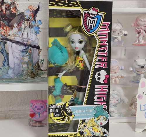 Нрфб Кукла Monster High Roller Maze Lagoona Blue