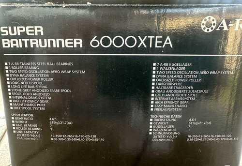 Катушка Shimano Super Baitrunner 6000XtEA