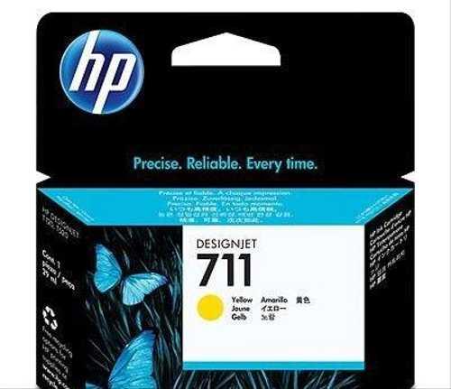Картридж HP 711 29-ml Yellow Ink Cartridge