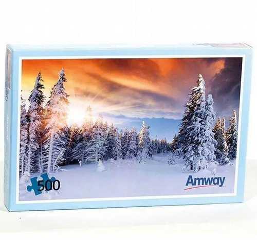 Зимний пазл амвэй Amway новый 500 штук