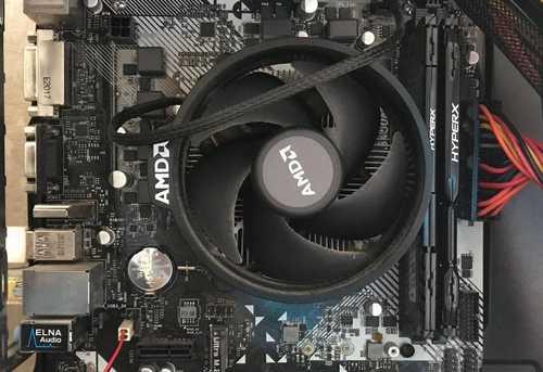 Материнская плата asrock b450m-hdv