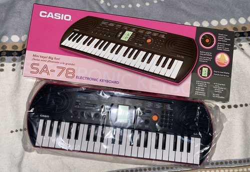 Синтезатор casio sa-78 в заводских коробках