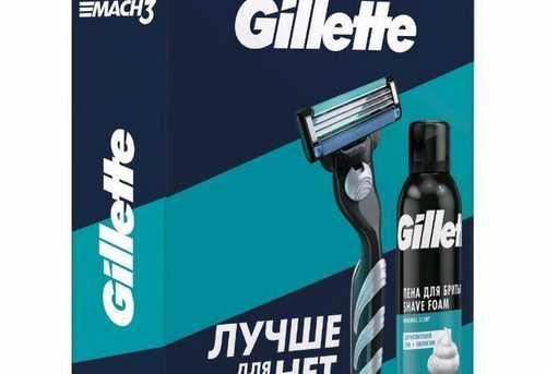 Подарочный набор Gillette mach 3, подарок к 23