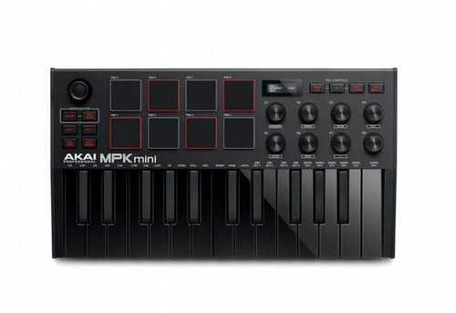 Midi-клавиатура Аkai MPK Mini mk3 цвет черный