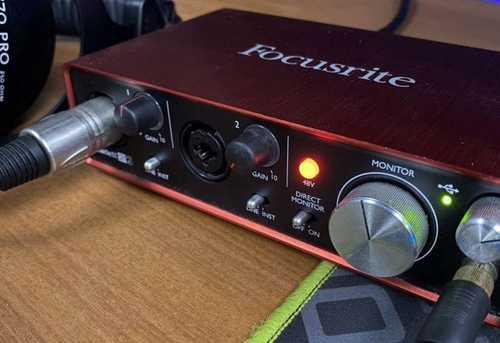 Звуковая карта focusrite scarlett 2i2