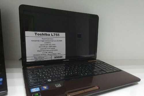 Отличный и очень надёжный ноутбук Toshiba L755