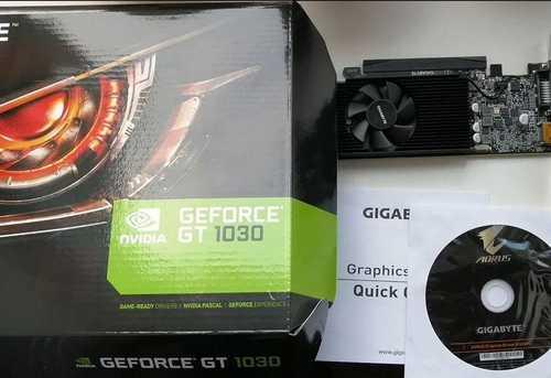 Видеокарта gigabyte GeForce GT1030 GV-N1030D4-2G
