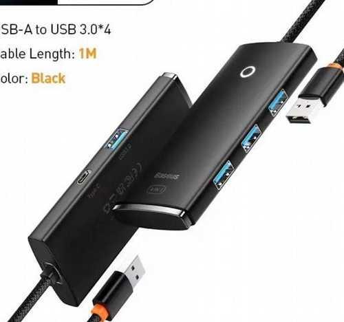 Разветвитель Baseus USB C