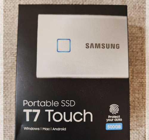 Внешний SSD Samsung T7 Touch 500Gb