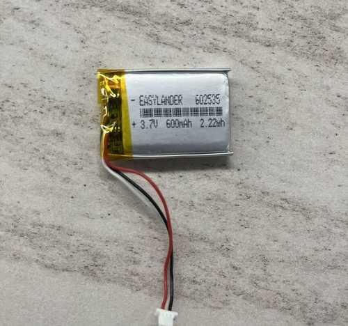 Аккумулятор 3.7v 600mah