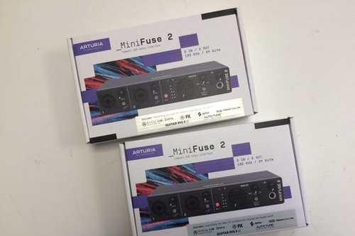 Звуковая карта Arturia MiniFuse 2, новая запечатан