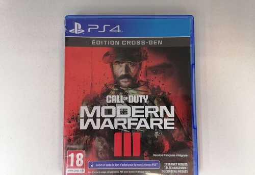 Игра для PS4 Call of Duty modern warfare 3