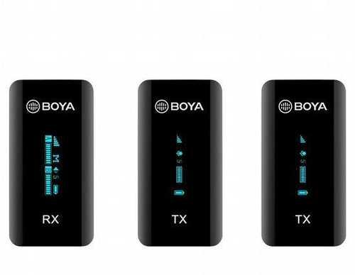 Беспроводная система Boya BY-XM6-S2, TX+TX+RX, 3.5