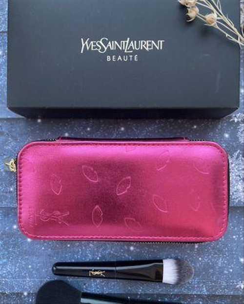 Кисти YSL в чехле. Yves Saint Laurent. Набор