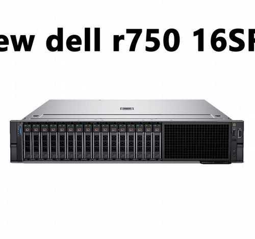 New dell r750 16SFF/4310*1/16gb*1/h345/radiator*2