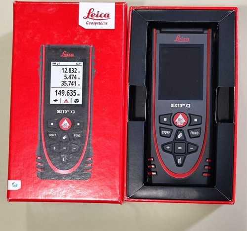 Лазерный дальномер leica disto x4