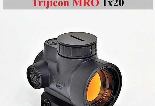 Коллиматорный прицел Trijicon MRO 1x20 на Weaver