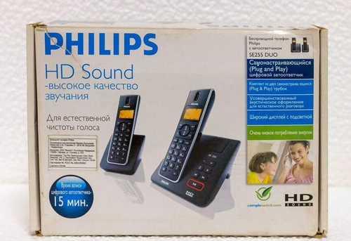 Беспроводной телефон Philips SE255 DUO