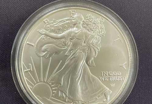 Серебряная монета "Американский Орел" (Тип 2)