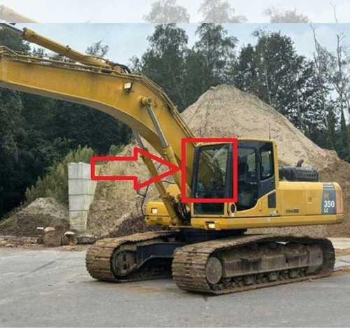 Рамка лобового стекла экскаватор Komatsu PC200 8-с