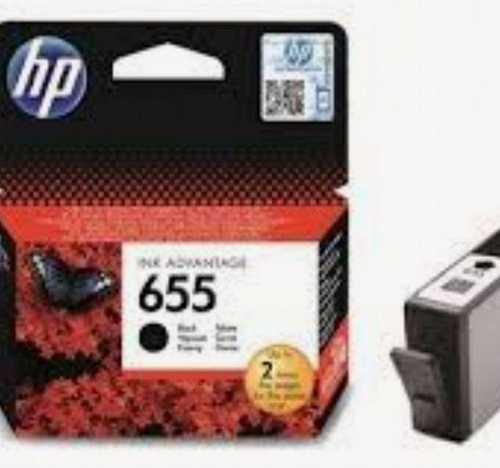 Картридж для струйного принтера HP 655 черный CZ10