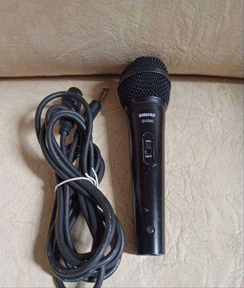 Вокальный микрофон Shure SV200-A и dvd