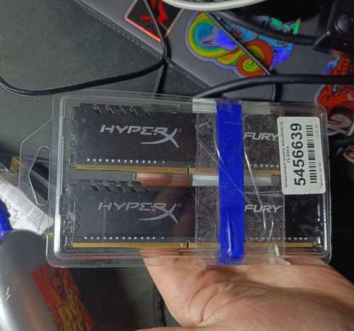 Оперативная память Hyperx Fury ddr4 2х4gb