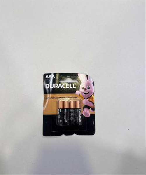 Батарейка Duracell Alkaline LR03 BL4, 1.5В, AAA