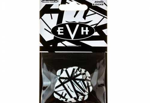 Evhp03 EVH White With Black Stripes Медиаторы 6шт