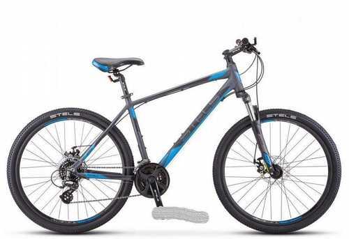 Велосипед 26" stels Navigator-630 MD антрац/синий