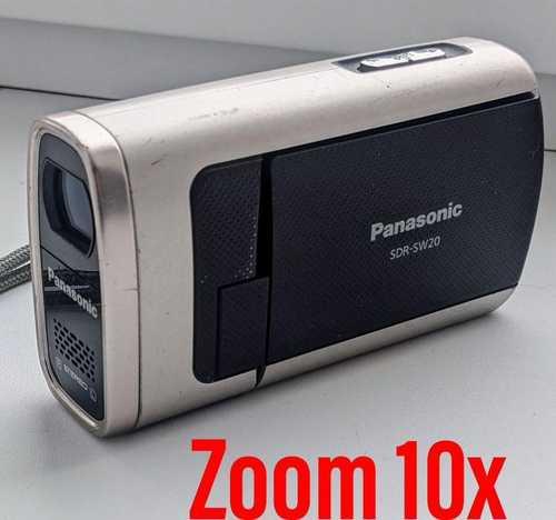 Видеокамера Panasonic SDR-SW20, Zoom 10x