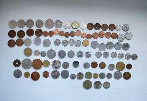 Коллекция монет стран мира 205 штук
