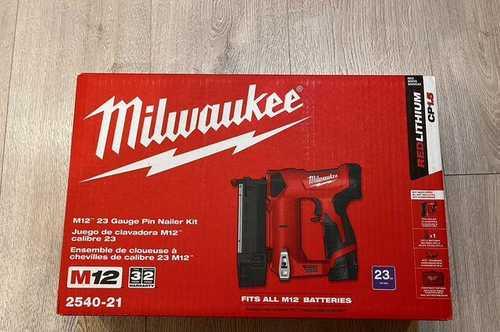 Нейлер микрошпилечник Milwaukee 2540-21 M12