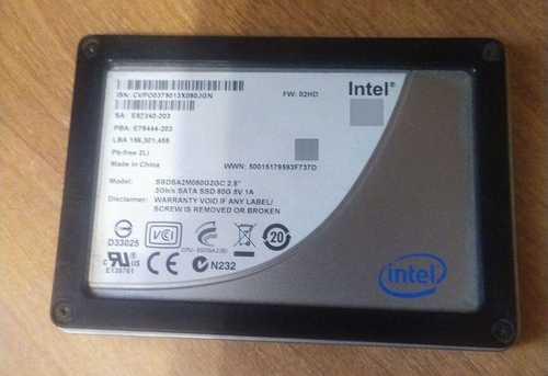 SATA Intel SSD 80 Gb