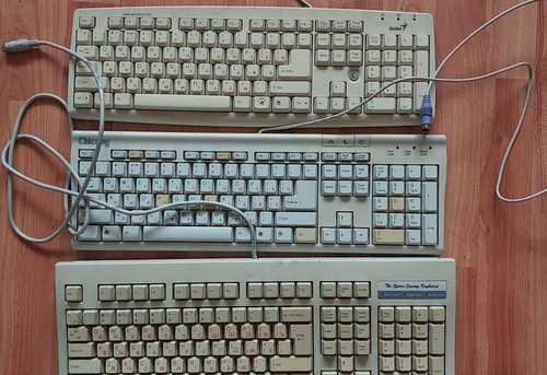 Клавиатуры PS/2 Белые/Жёлтые в ассортименте