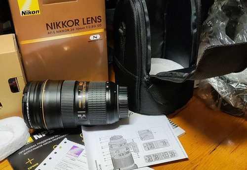 Nikon 24 70mm f2.8 g ed