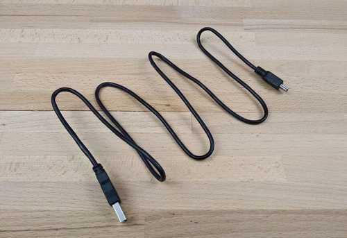 Кабель USB miniUSB 1м чёрный