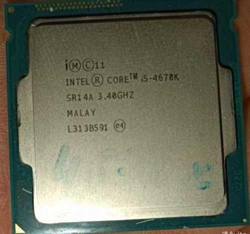 Процессор intel core i5 4670k