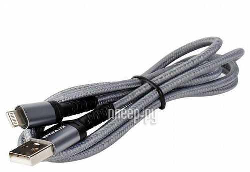 Ergolux USB - Lightning 3А 1.2m Grey ELX-CDC10-C09
