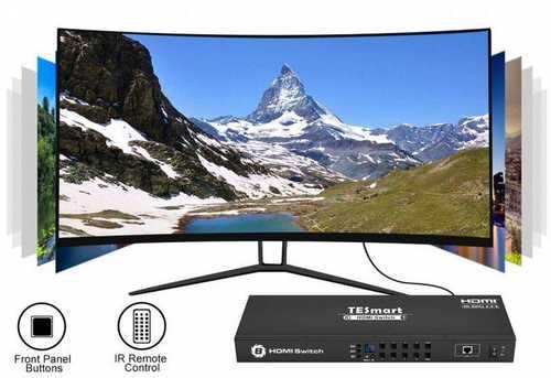 8-портовый hdmi коммутатор 8*1 Switch 4K60Hz