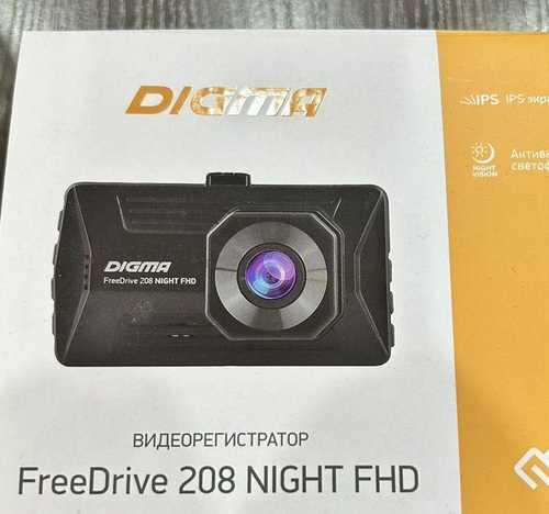 Видеорегистратор новый Digma FreeDrive 208 Night