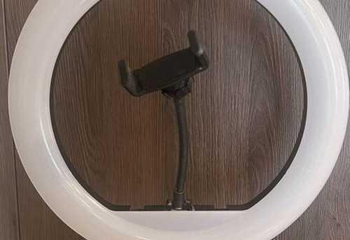 Лампа светодиодная кольцевая на штативе d32