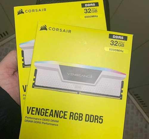 Corsair vengeance ddr5 RGB 64 GB новая