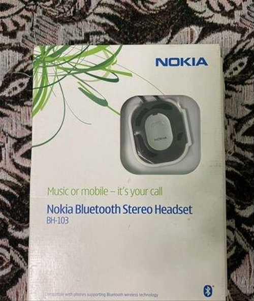Nokia bluetoth гарнитура BH-103